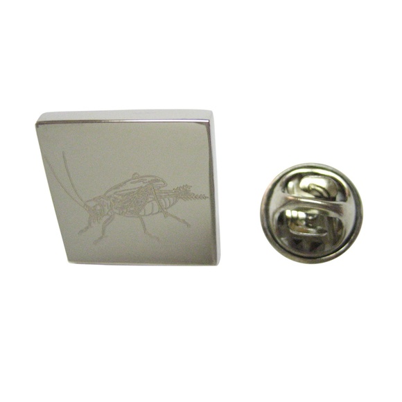 Kiola Designs | Accessories | Silver Toned Etched Cricket Bug Lapel Pin ...